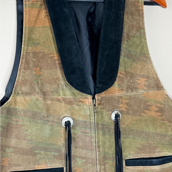 Vintage | Jackets & Coats | Mens Vintage Suede Leather Western Vest ...